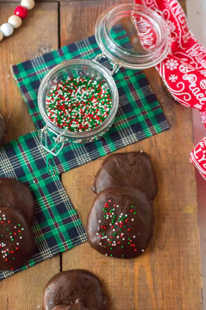 Homemade Peppermint Patties - Moore or Less Cooking