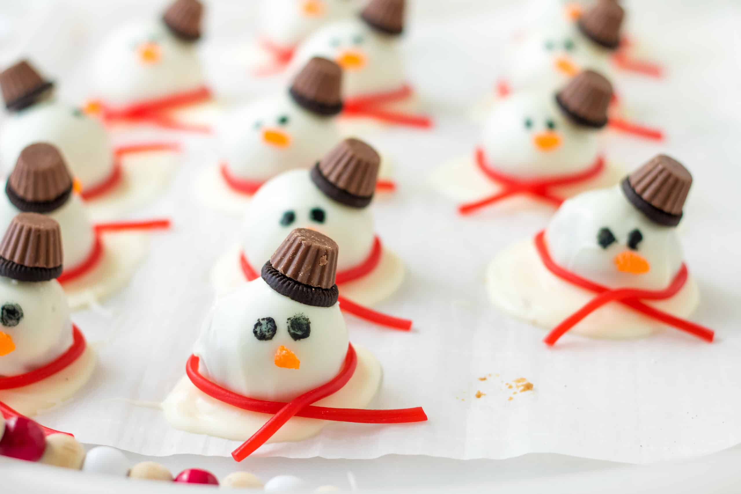 Gingerbread Snowman Truffles - Moore or Less Cooking