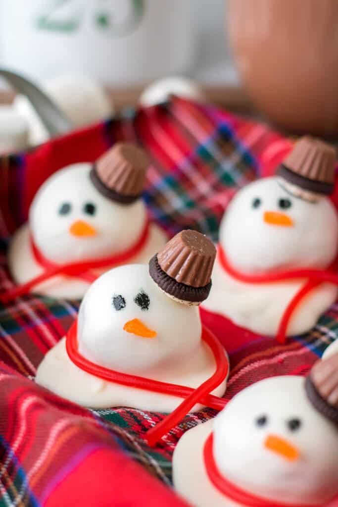 Gingerbread Snowman Truffles - Moore or Less Cooking