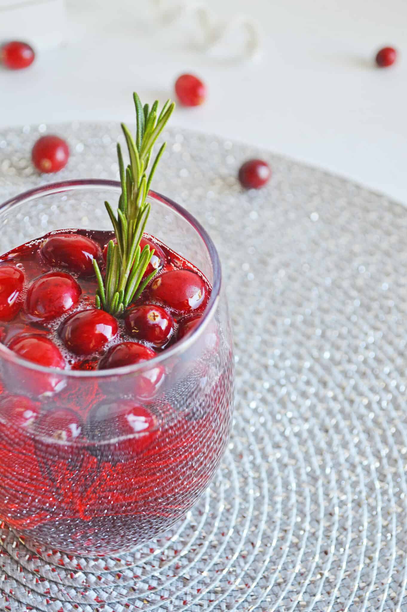 Cranberry Mimosa - Moore or Less Cooking