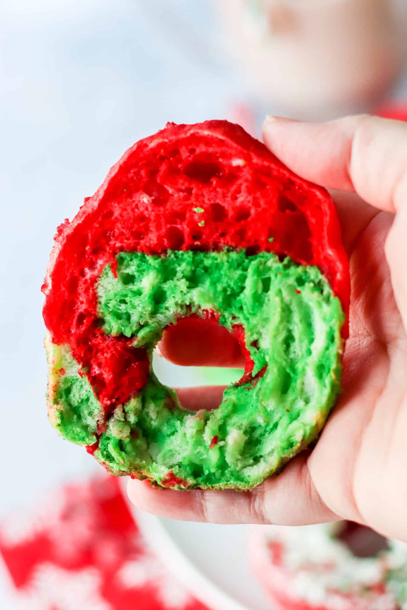 Air Fryer Christmas Bagels - Moore or Less Cooking
