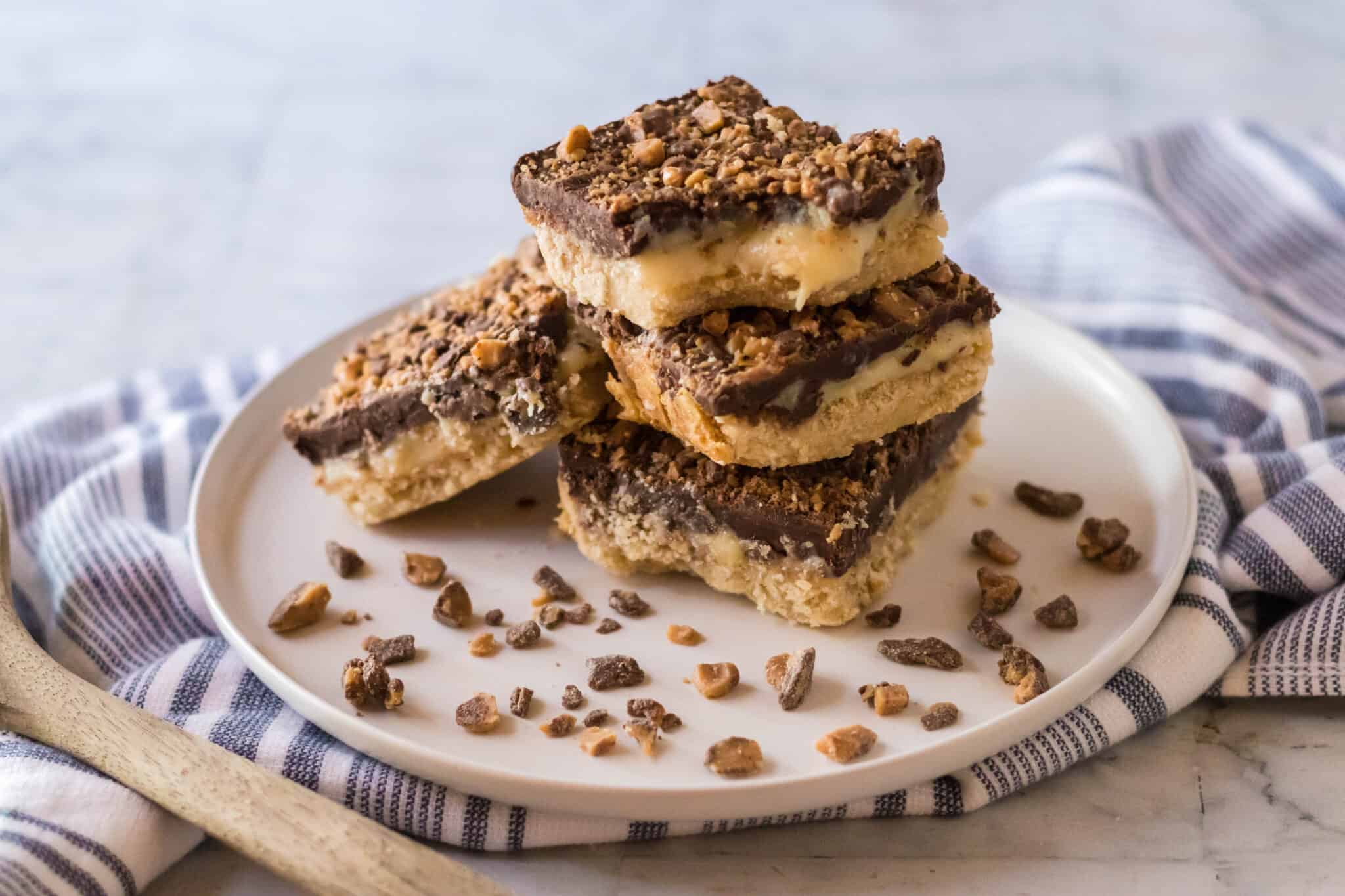 Chocolate Toffee Bars - Moore or Less Cooking