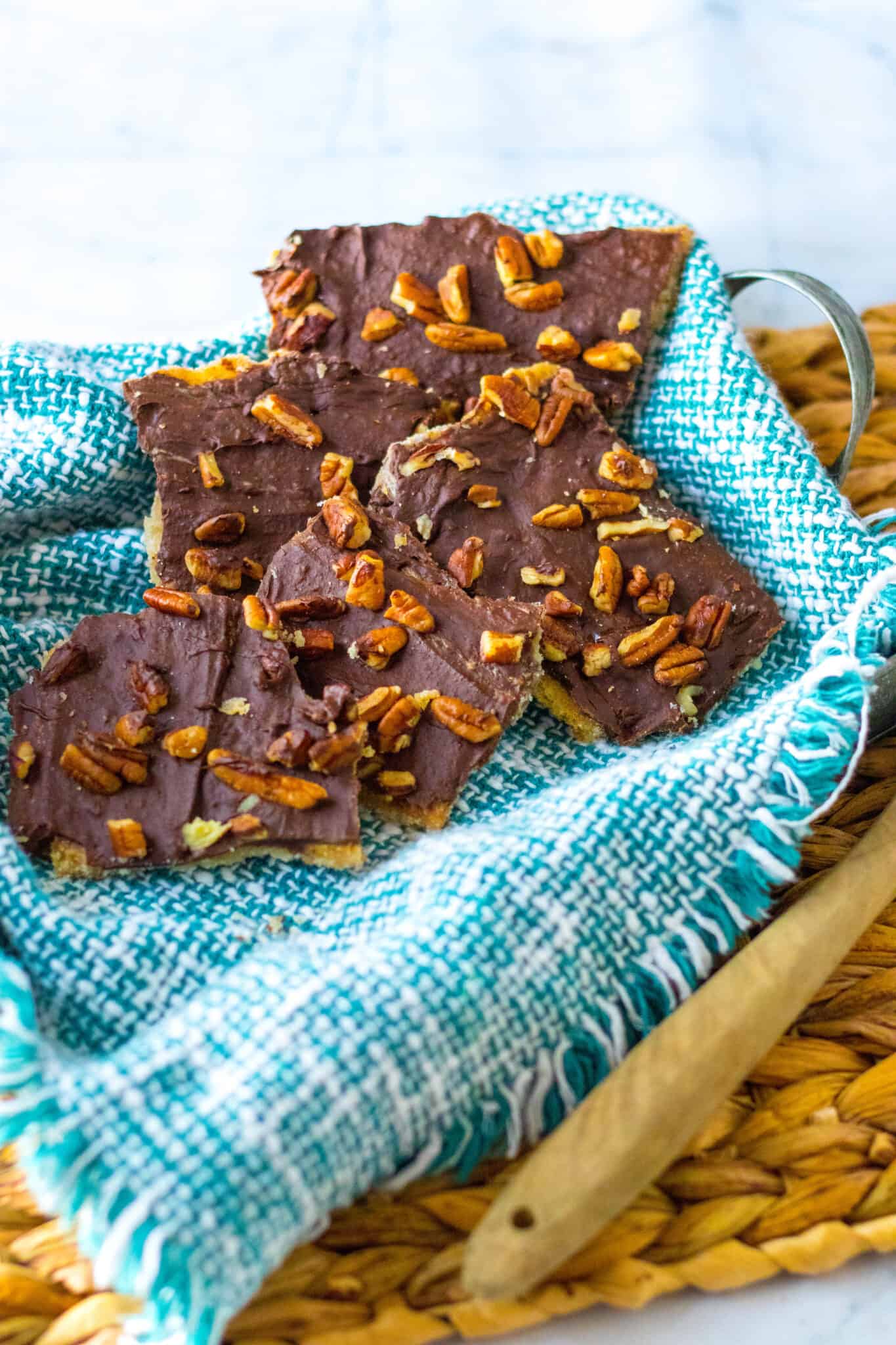 Graham Cracker Toffee Bars - Moore or Less Cooking