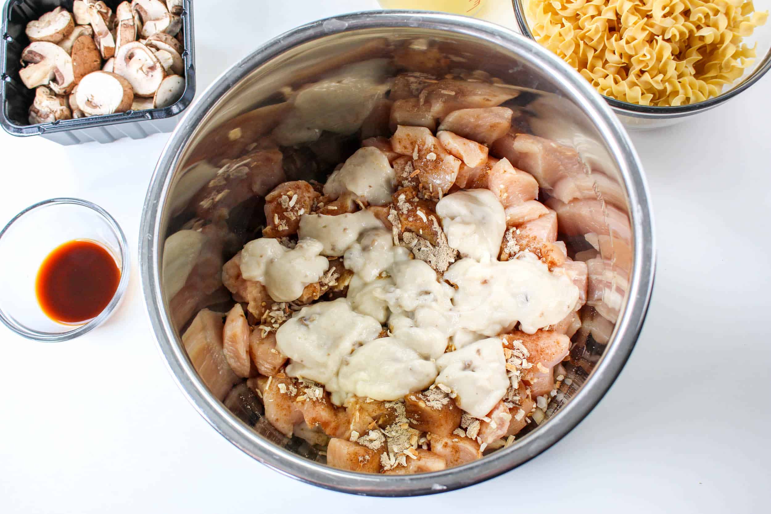 Instant Pot Chicken Stroganoff - Moore or Less Cooking