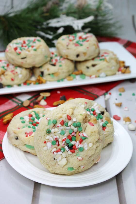 Santa's Trash Cookies - Moore or Less Cooking