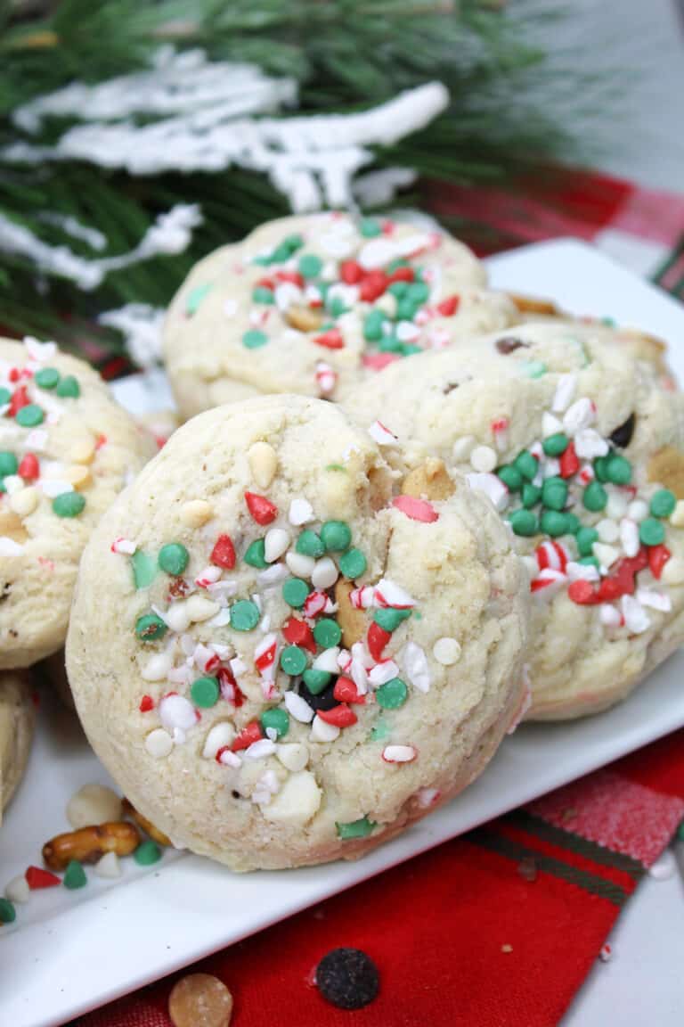 Santa's Trash Cookies - Moore or Less Cooking