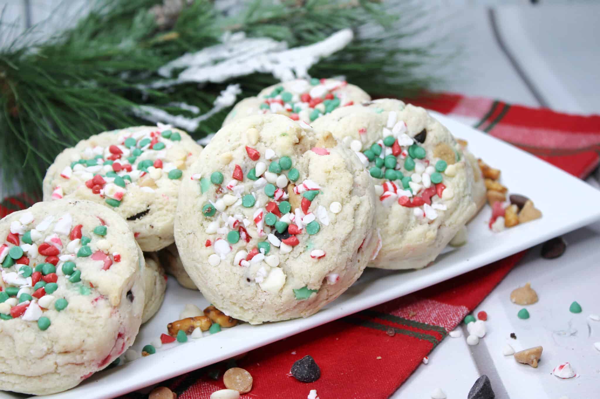 Santa's Trash Cookies - Moore or Less Cooking