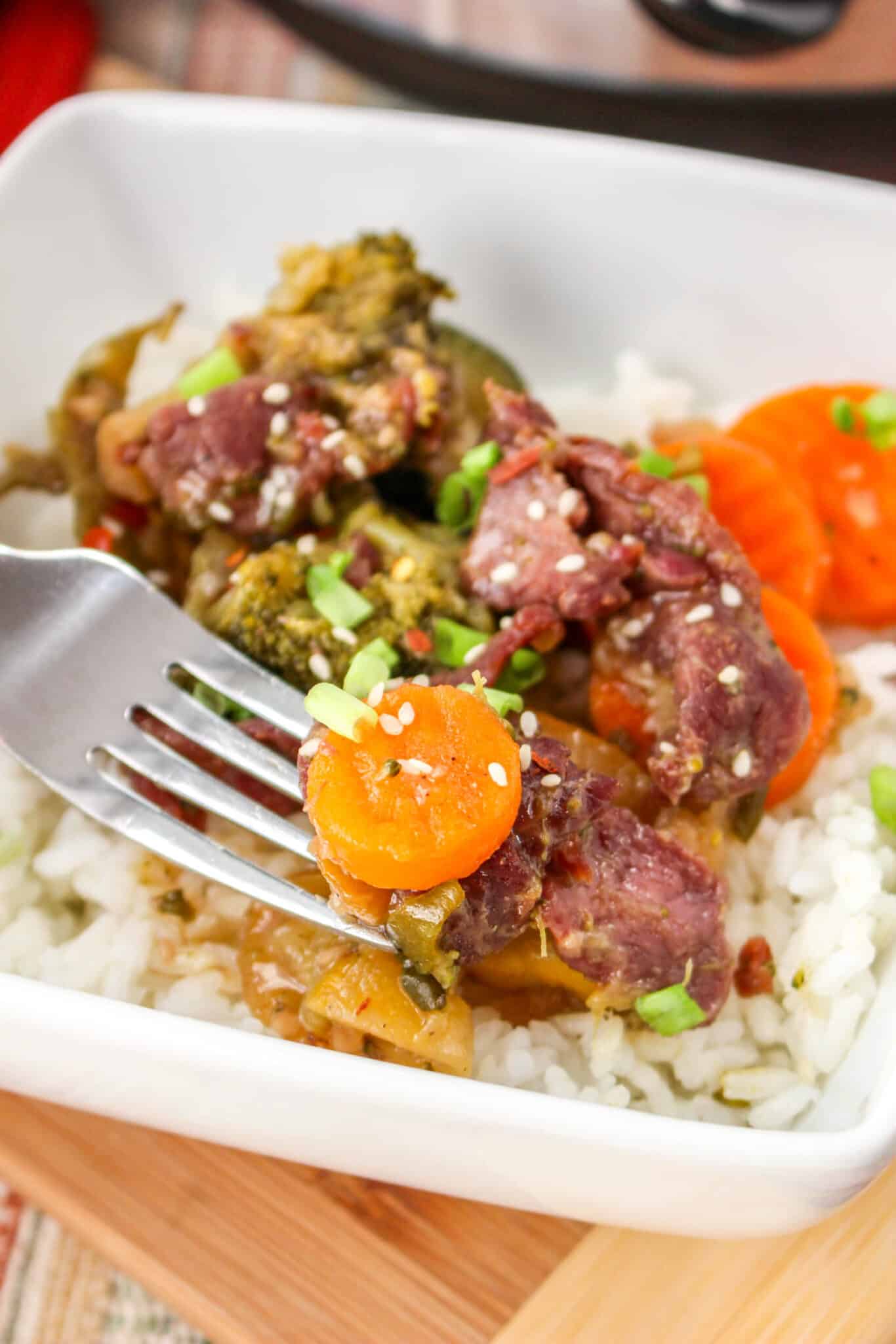 Slow Cooker Stir Fry Beef Moore Or Less Cooking