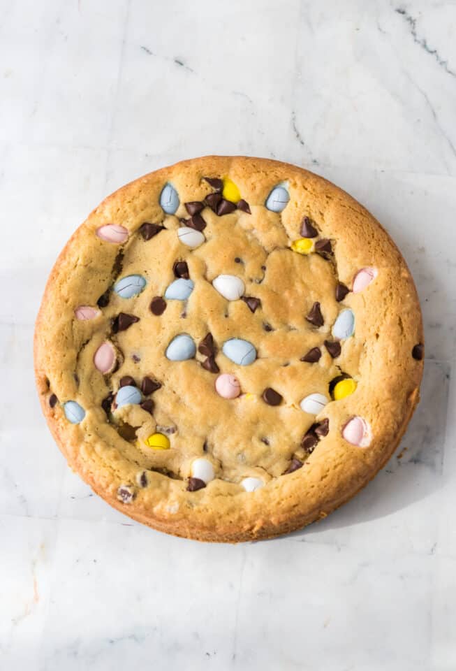 Easter Cookie Cake - Moore or Less Cooking