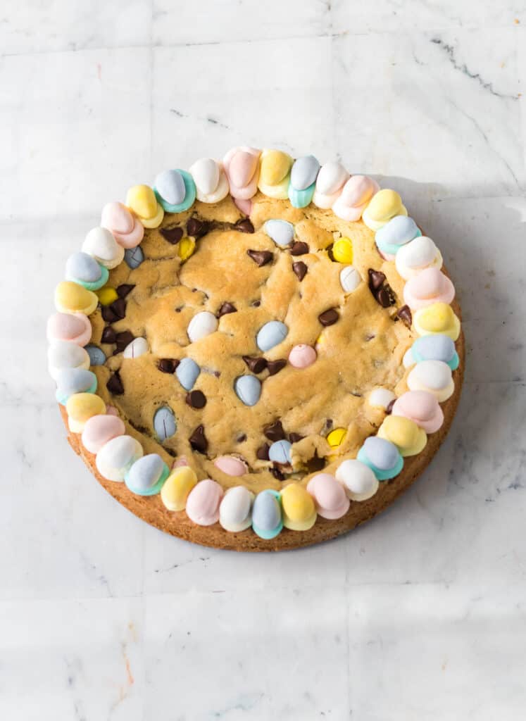 Easter Cookie Cake - Moore or Less Cooking