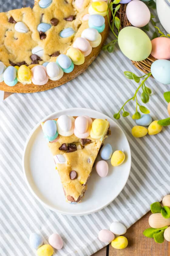 Easter Cookie Cake - Moore or Less Cooking