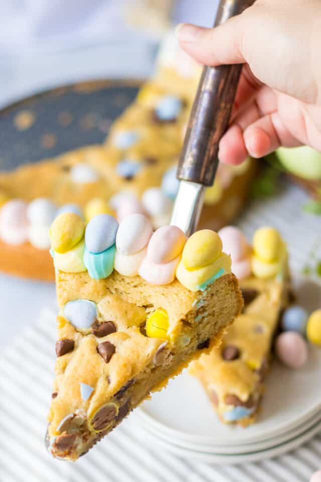 Easter Cookie Cake - Moore or Less Cooking