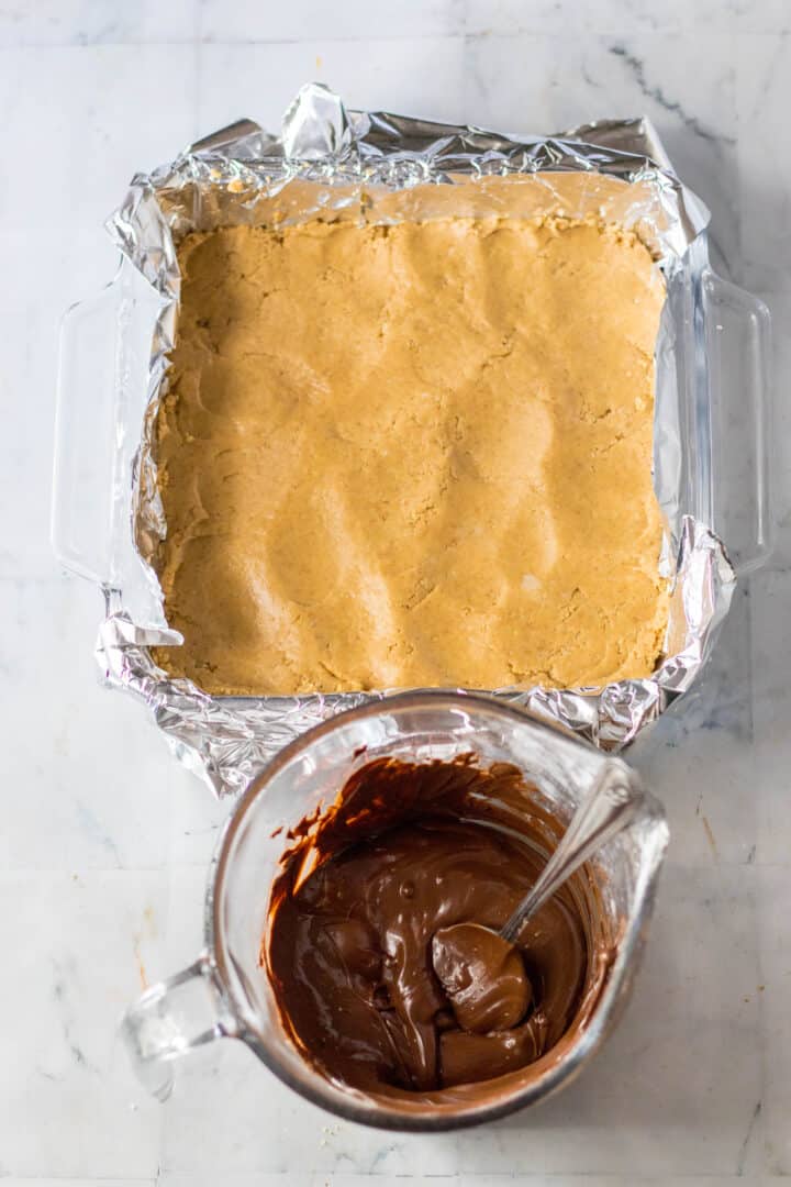 No-Bake Lunch Lady Peanut Butter Bars - Moore or Less Cooking