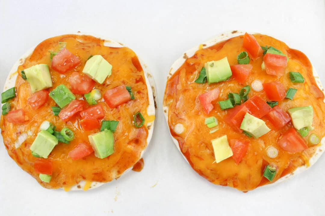 Mexican Pizza Stacks - Moore or Less Cooking