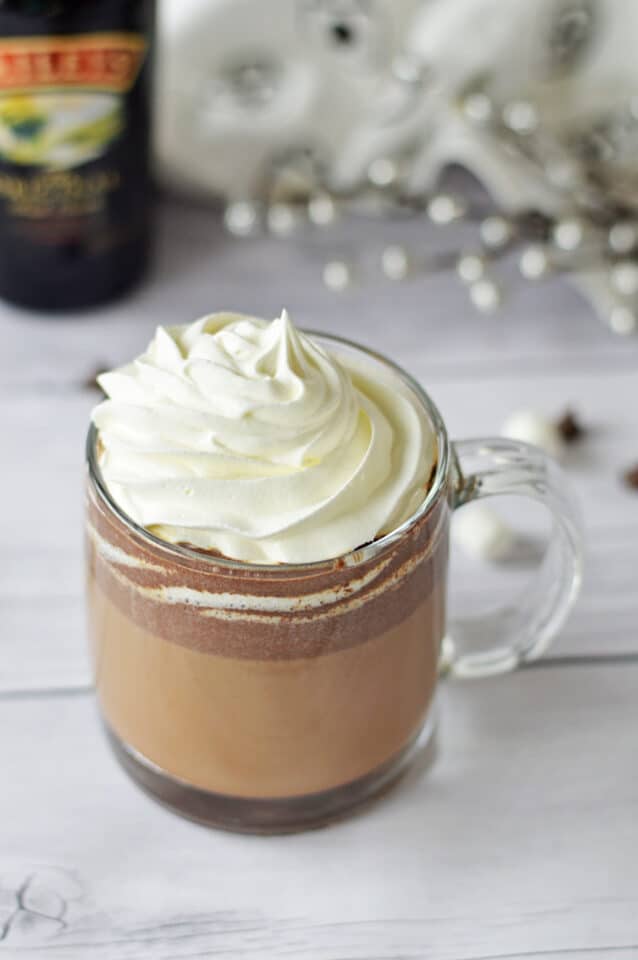 Baileys Hot Chocolate - Moore or Less Cooking