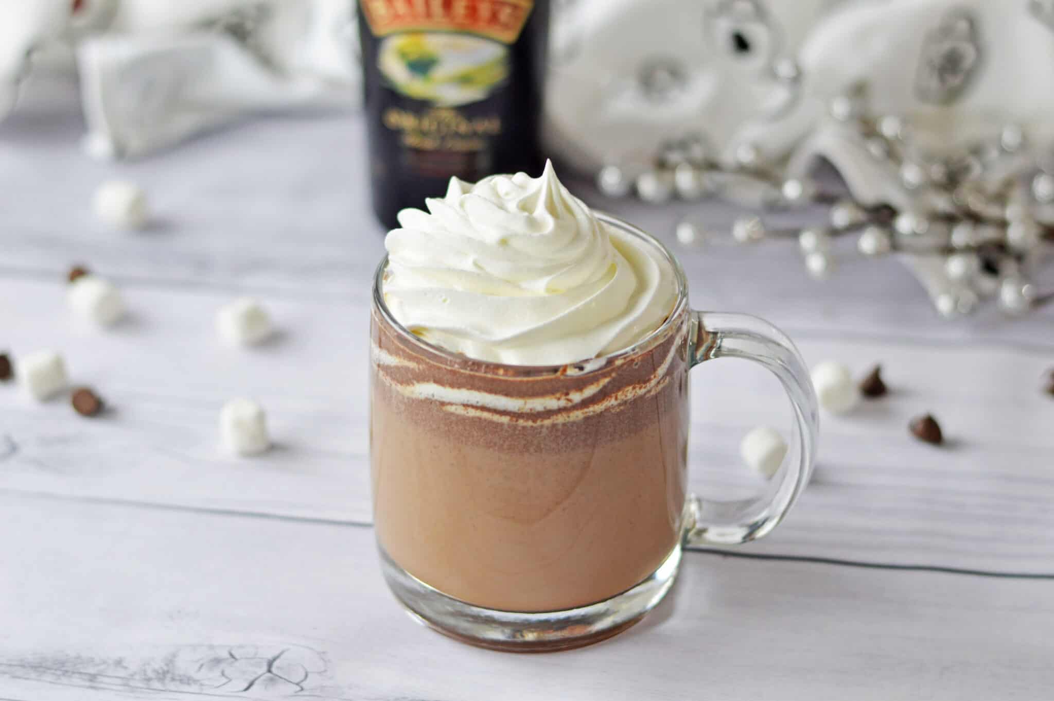 Baileys Hot Chocolate - Moore or Less Cooking