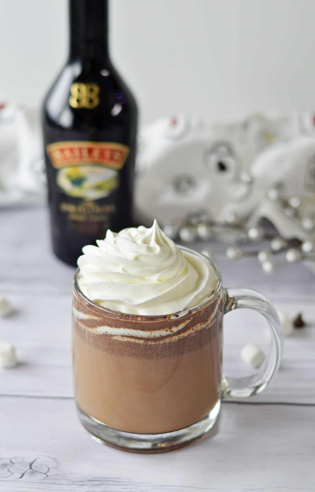 Baileys Hot Chocolate - Moore or Less Cooking
