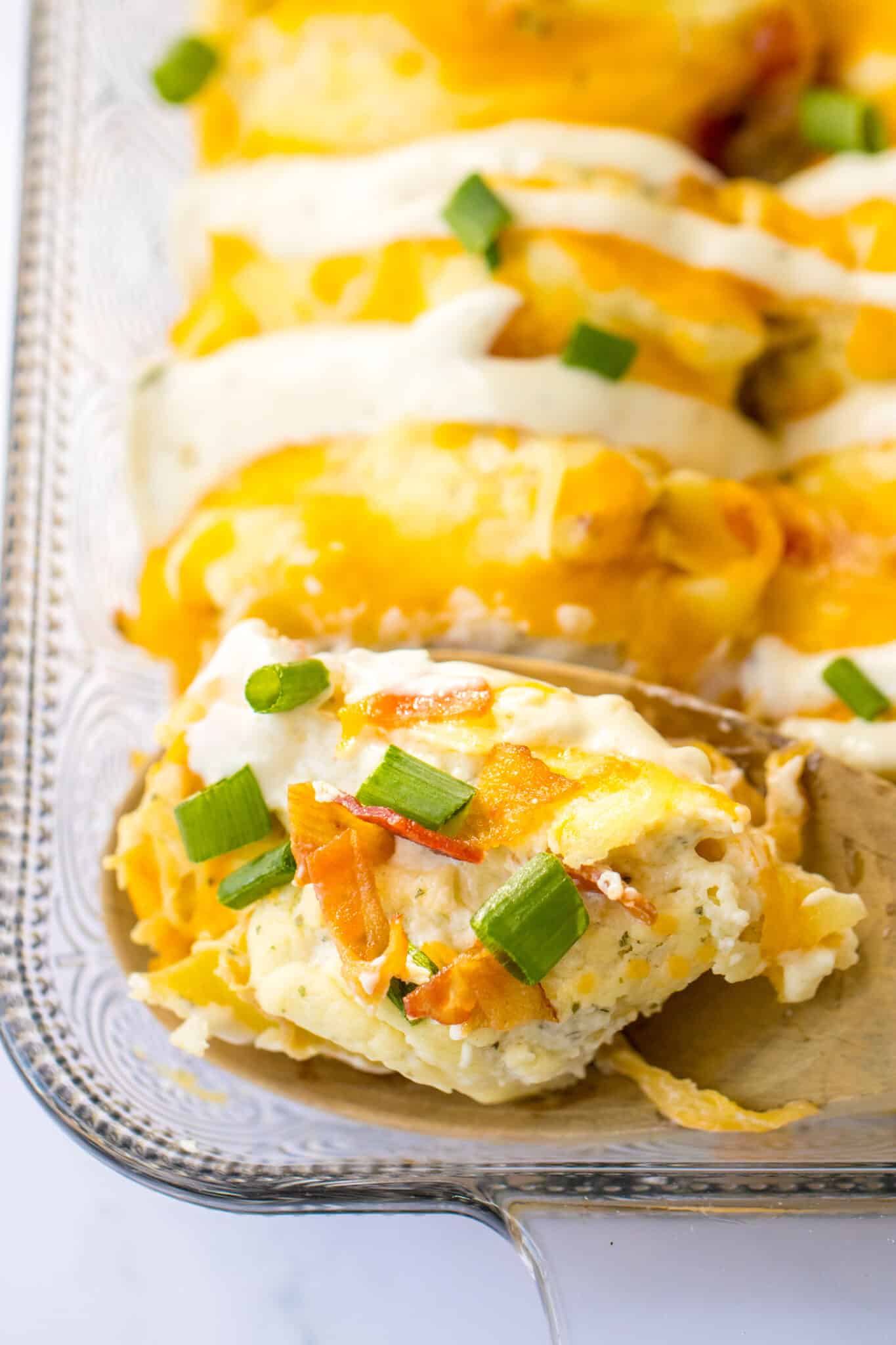 Crack Chicken Stuffed Shells - Moore or Less Cooking