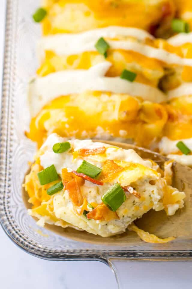 Crack Chicken Stuffed Shells - Moore or Less Cooking