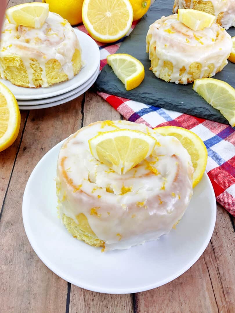 Lemon Sweet Rolls - Moore or Less Cooking