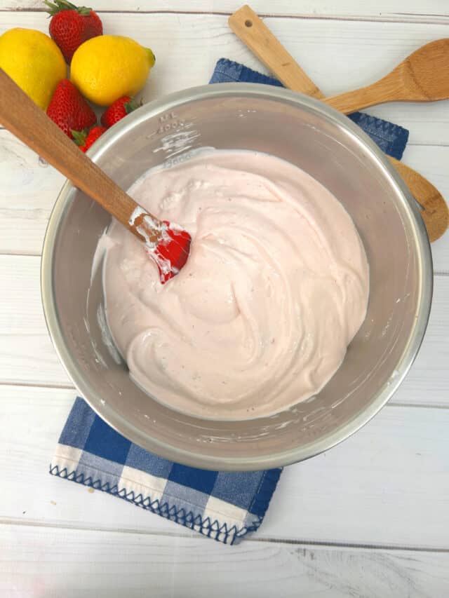 Pink Lemonade Ice Cream Pie - Moore or Less Cooking