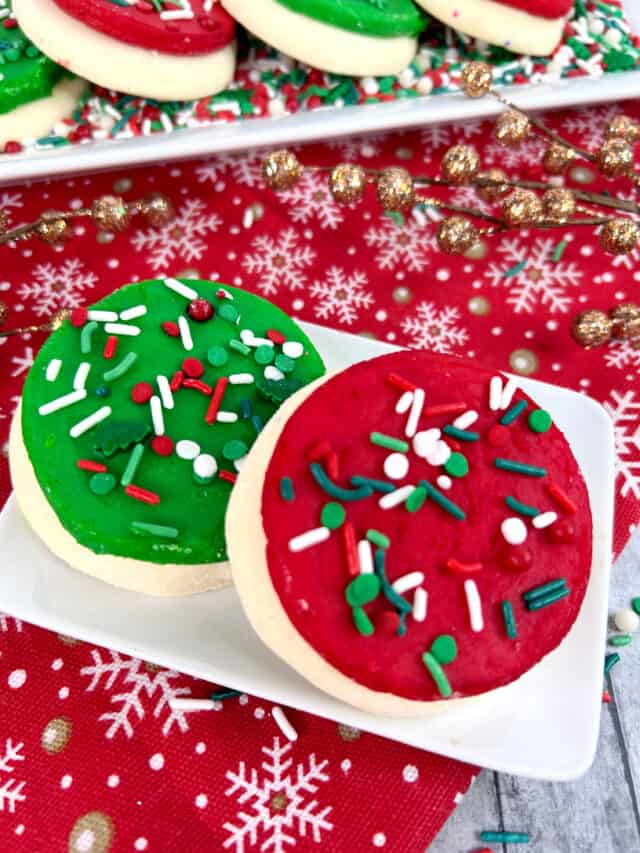 Holiday Lofthouse Cookies - Moore or Less Cooking