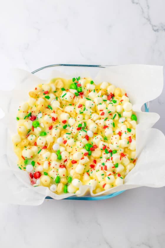 Christmas Rocky Road Candy - Moore or Less Cooking
