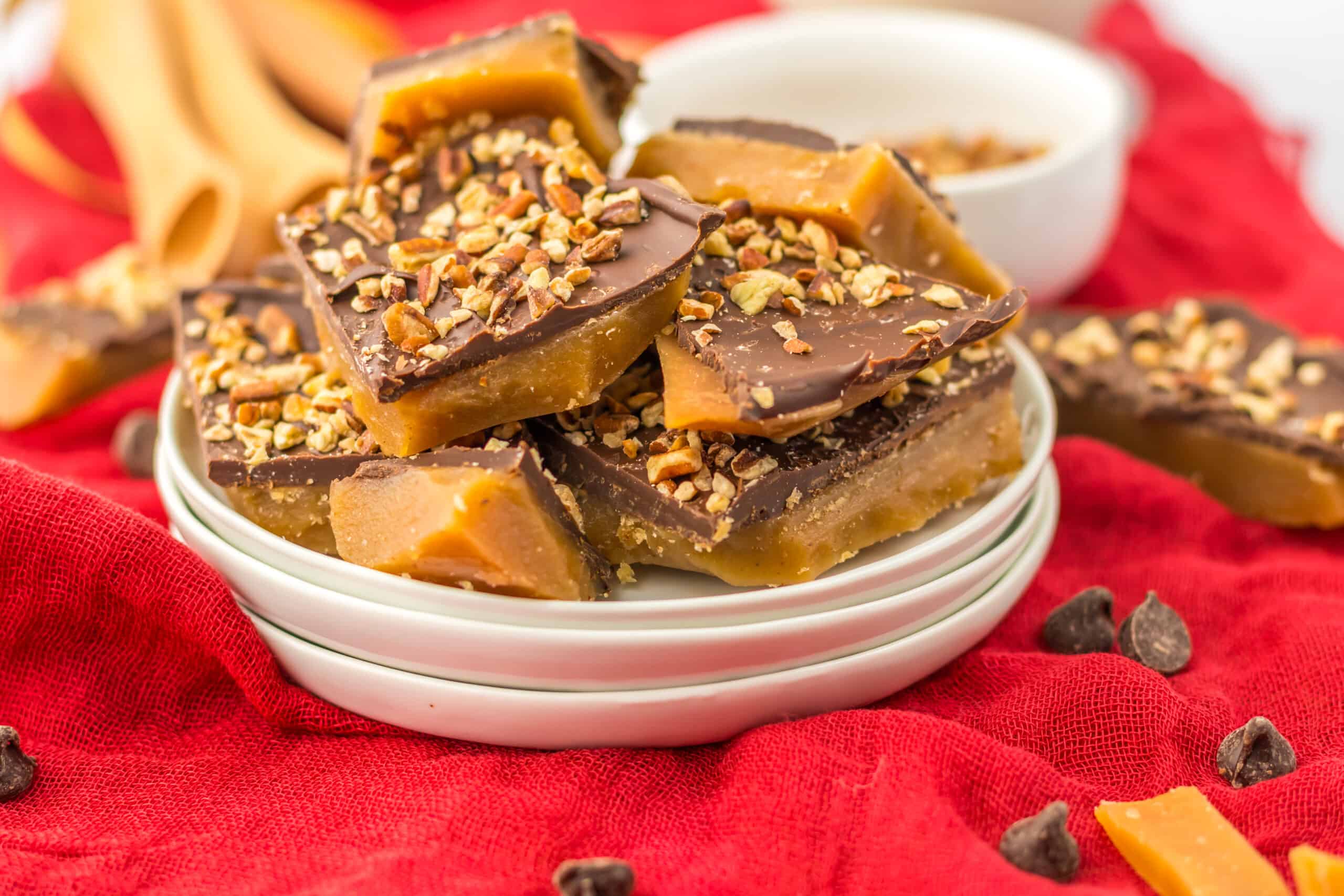 Classic English Toffee - Moore or Less Cooking