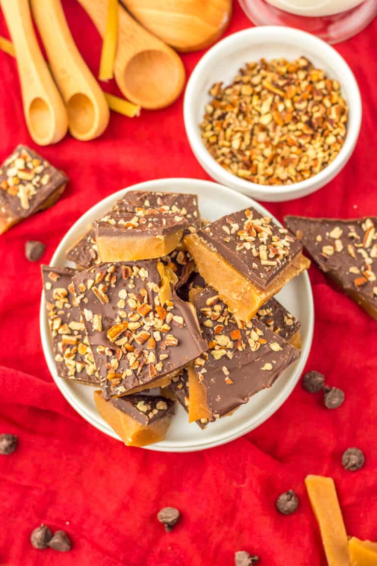 Classic English Toffee - Moore or Less Cooking