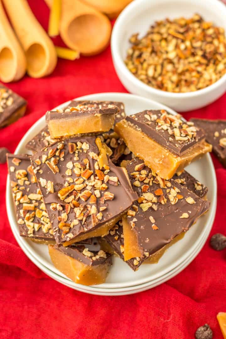Classic English Toffee - Moore or Less Cooking