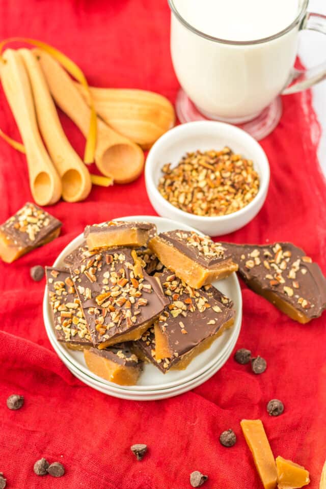Classic English Toffee - Moore or Less Cooking