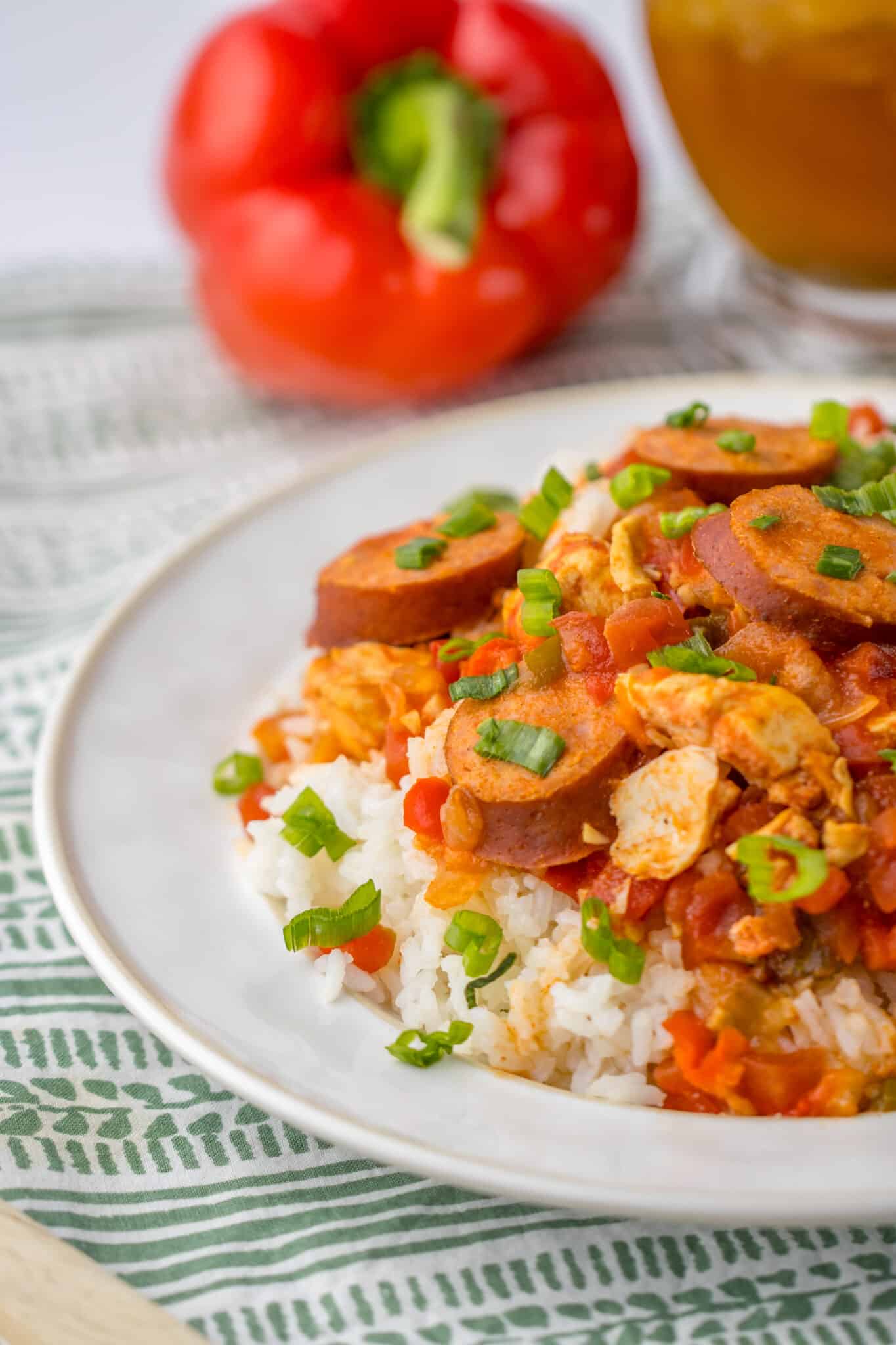 Slow Cooker Cajun Chicken And Sausage - Moore or Less Cooking
