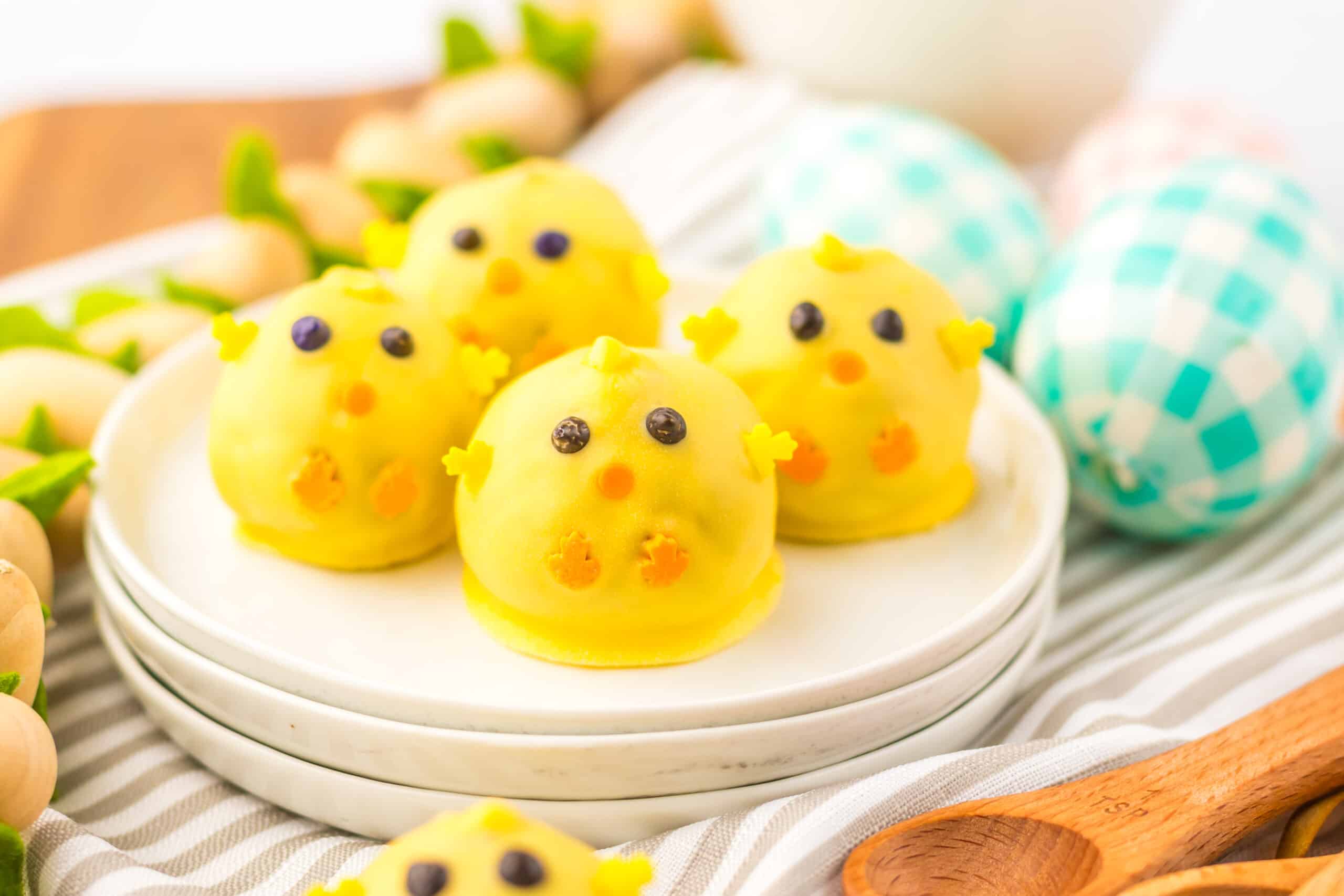Carrot Cake Chick Truffles - Moore or Less Cooking