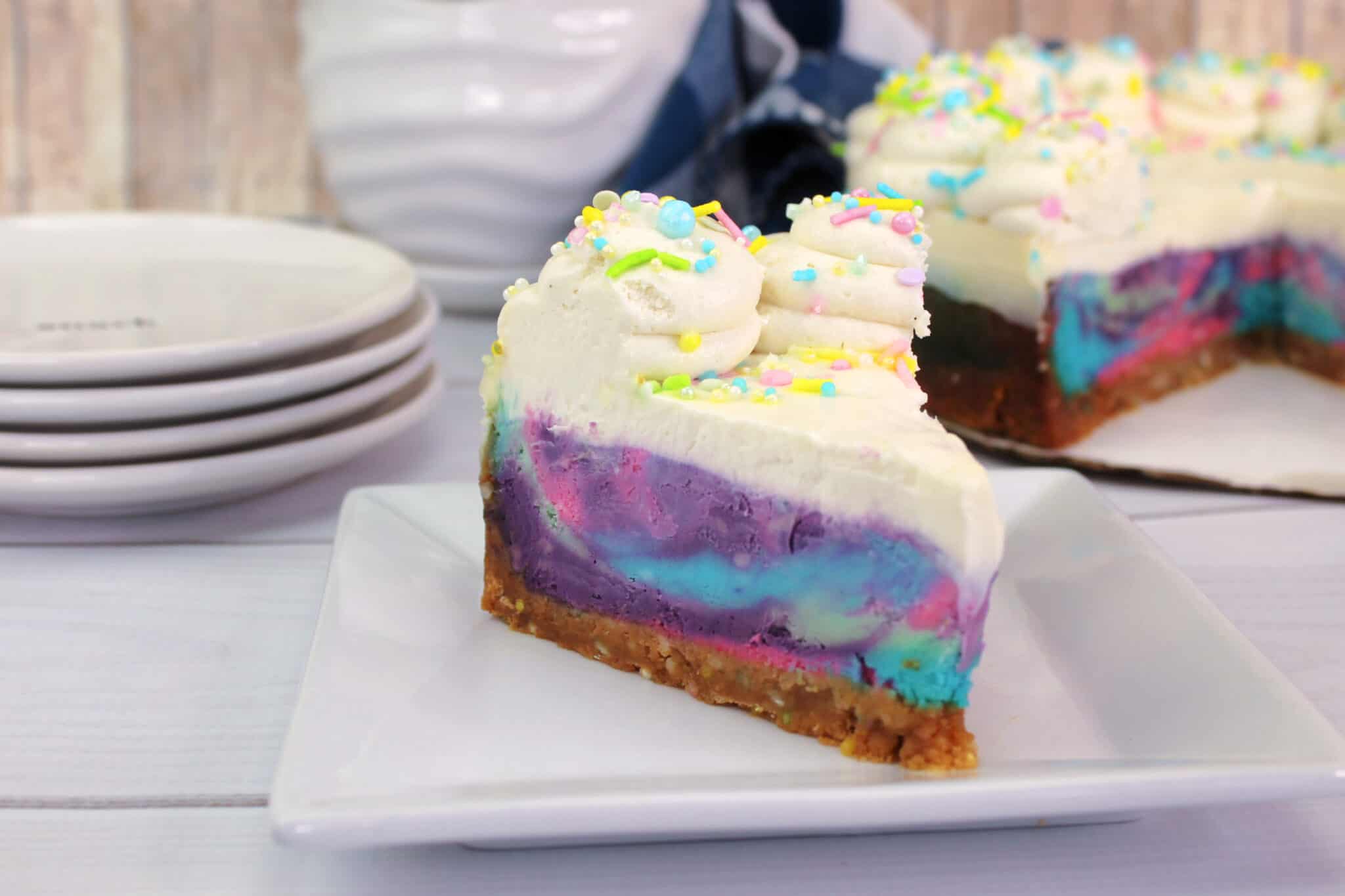 Tie Dye Cheesecake - Moore or Less Cooking