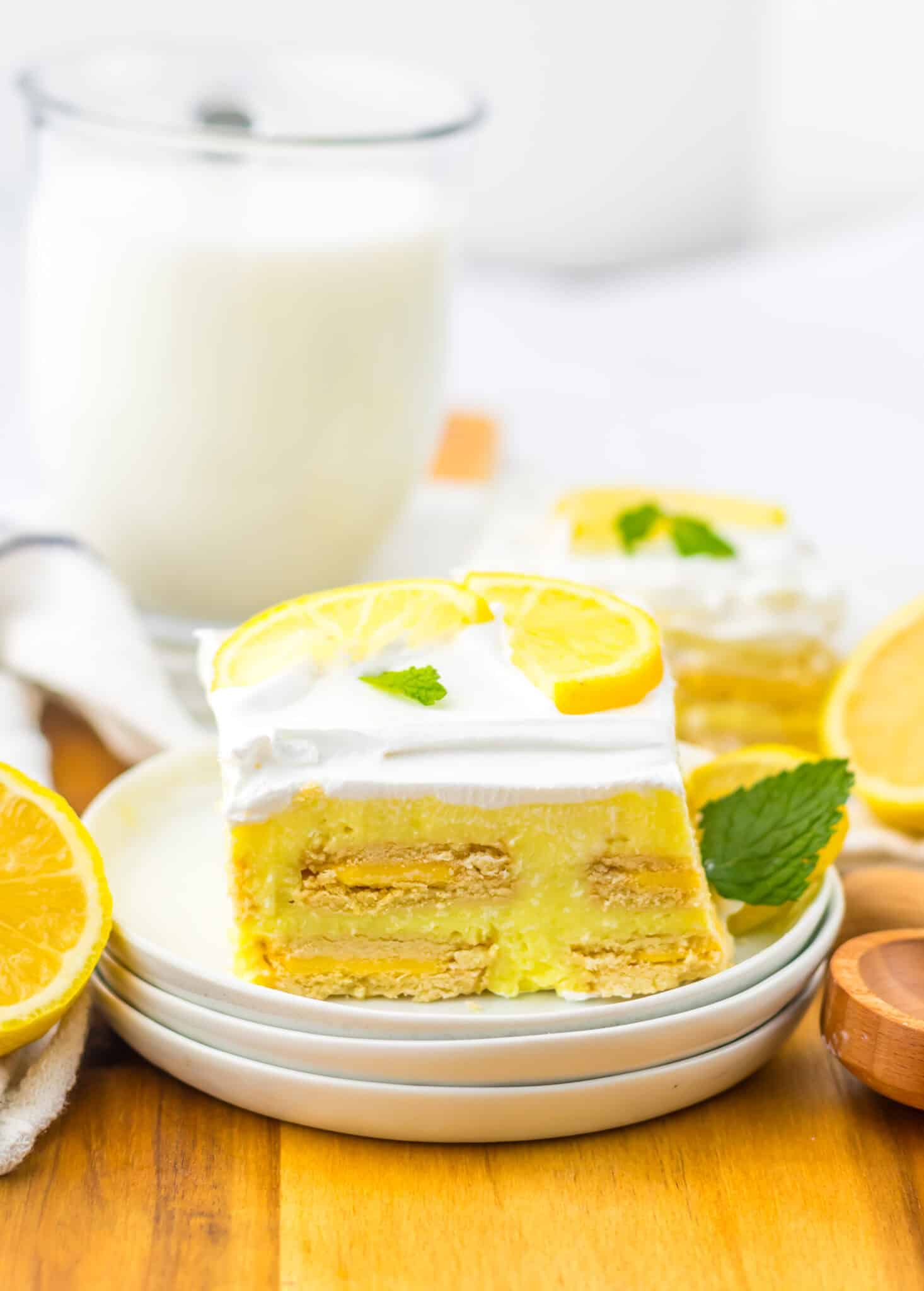 Lemon Icebox Cake - Moore or Less Cooking