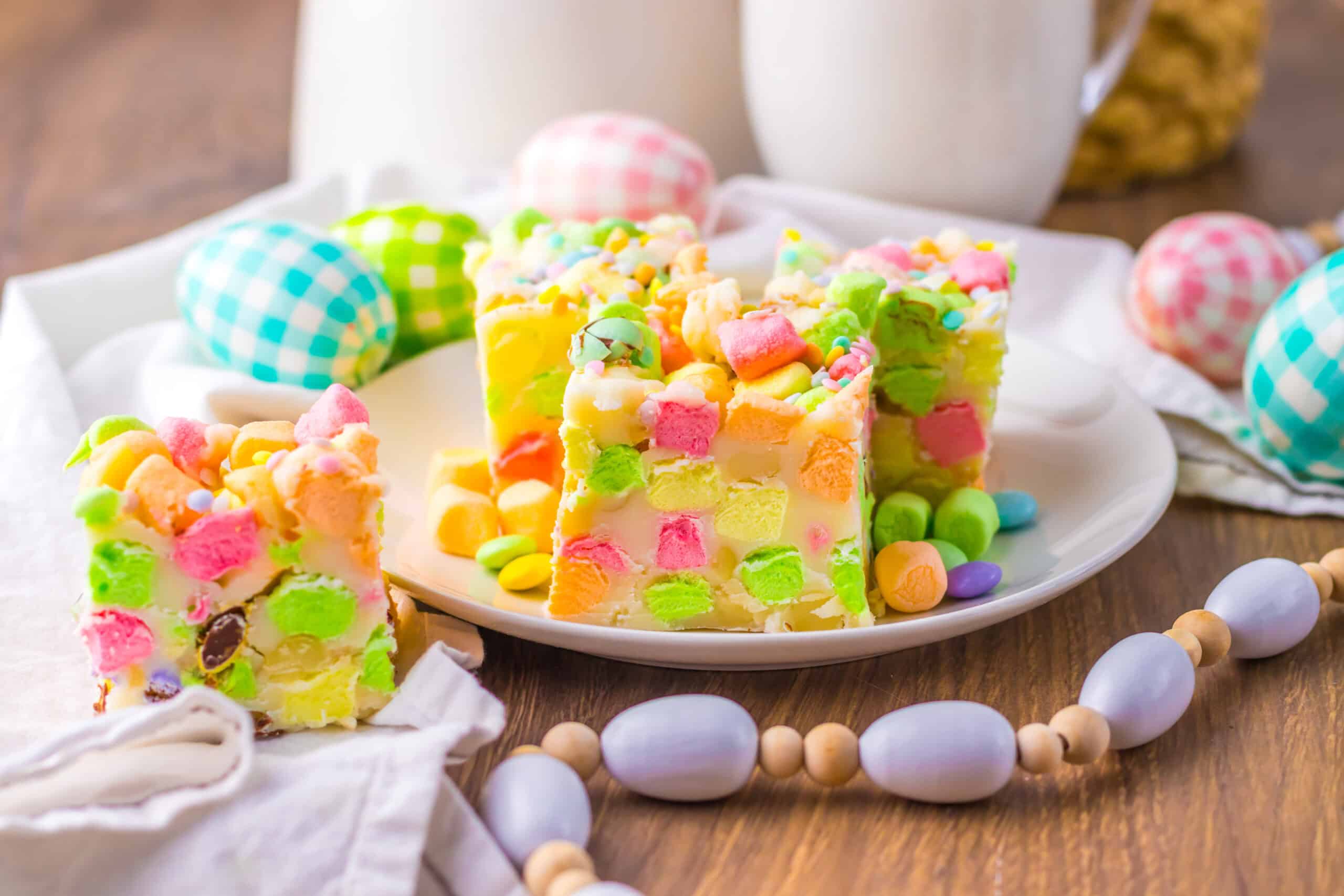 Easter Rocky Road Candy - Moore or Less Cooking