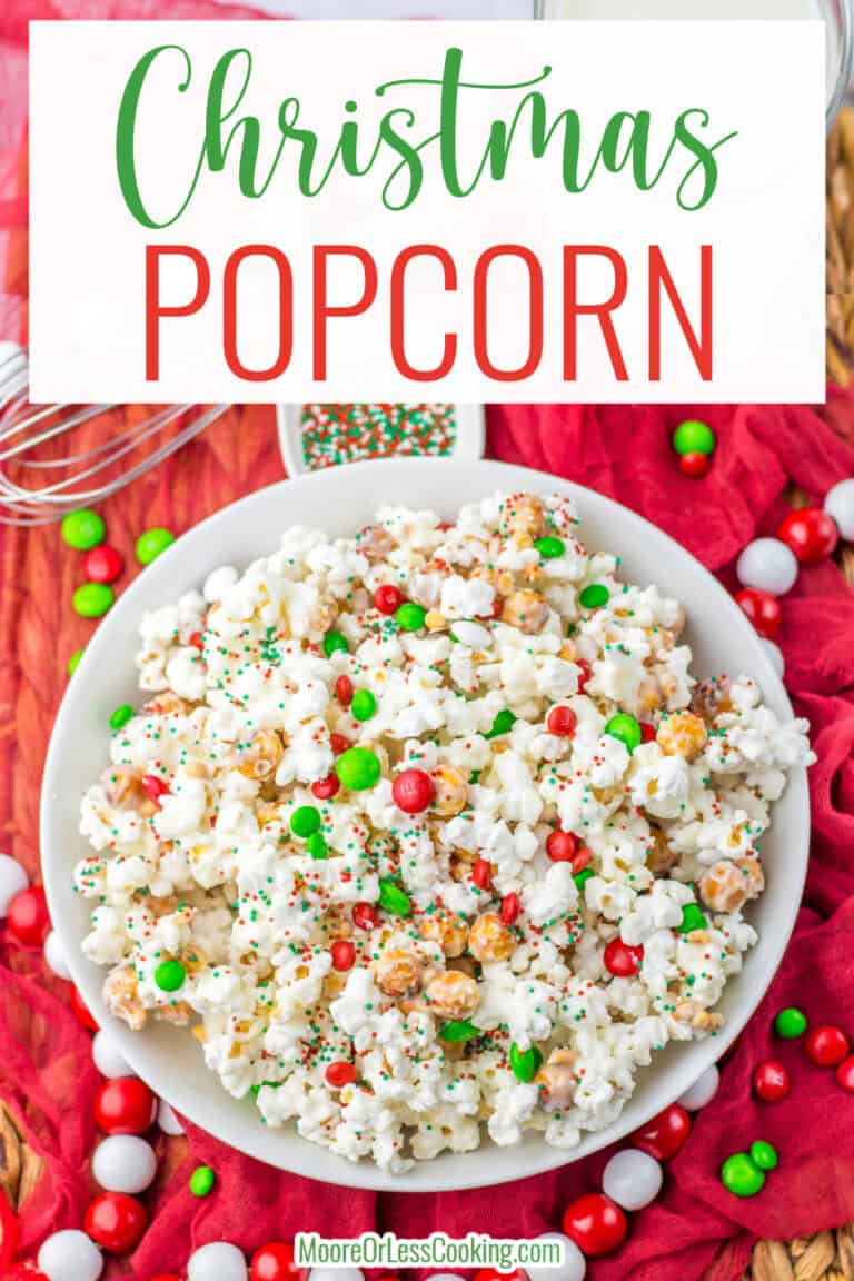 Christmas Popcorn - Moore or Less Cooking