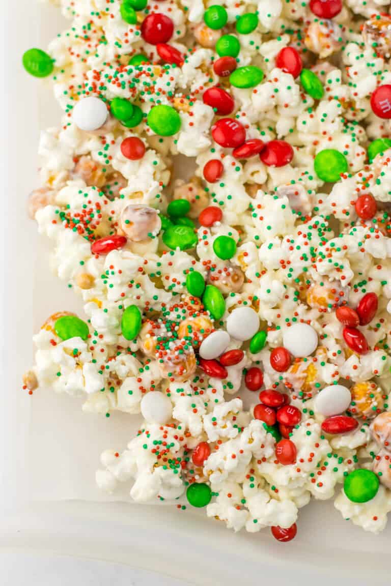 Christmas Popcorn - Moore or Less Cooking