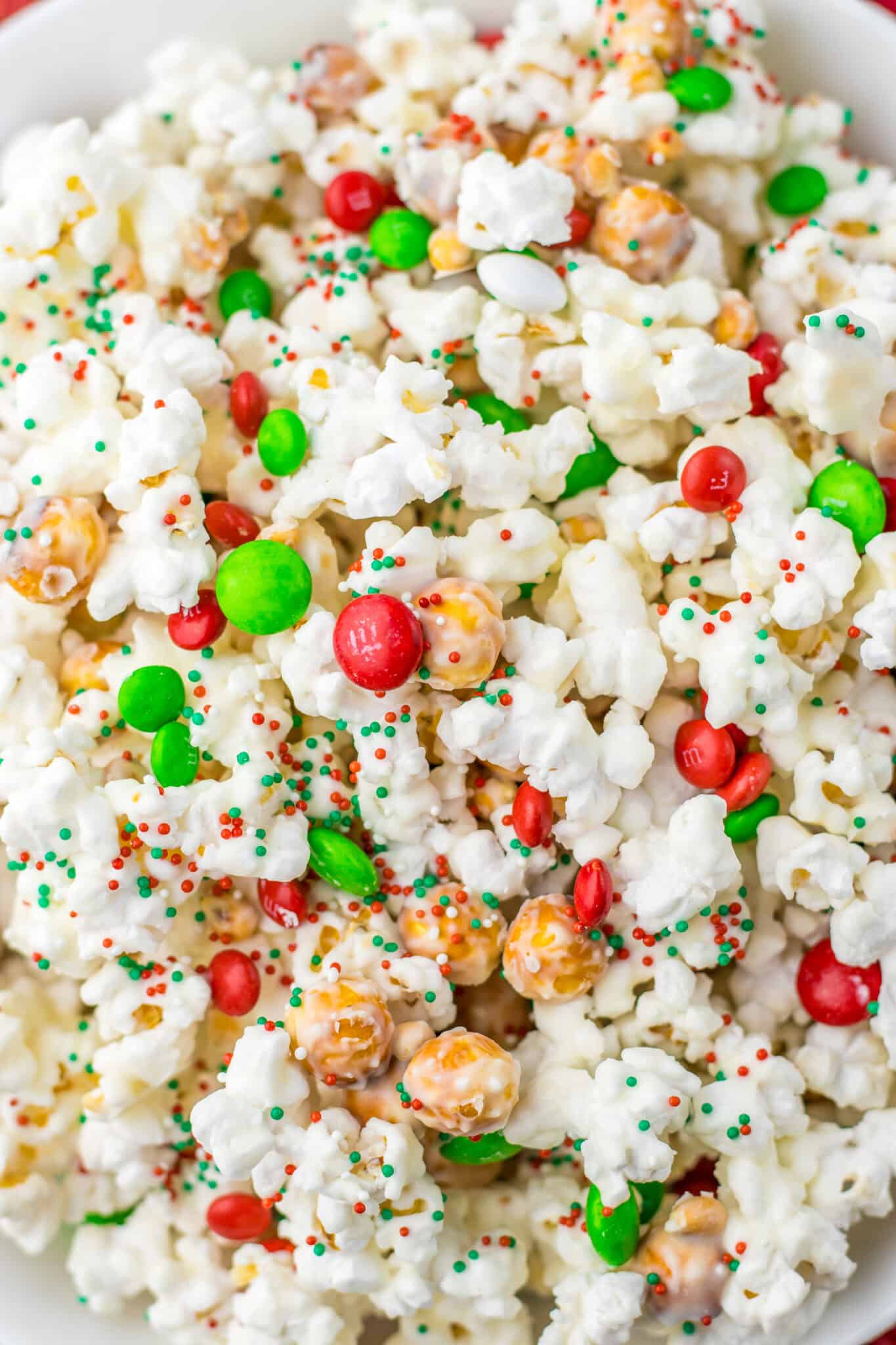 Christmas Popcorn - Moore or Less Cooking