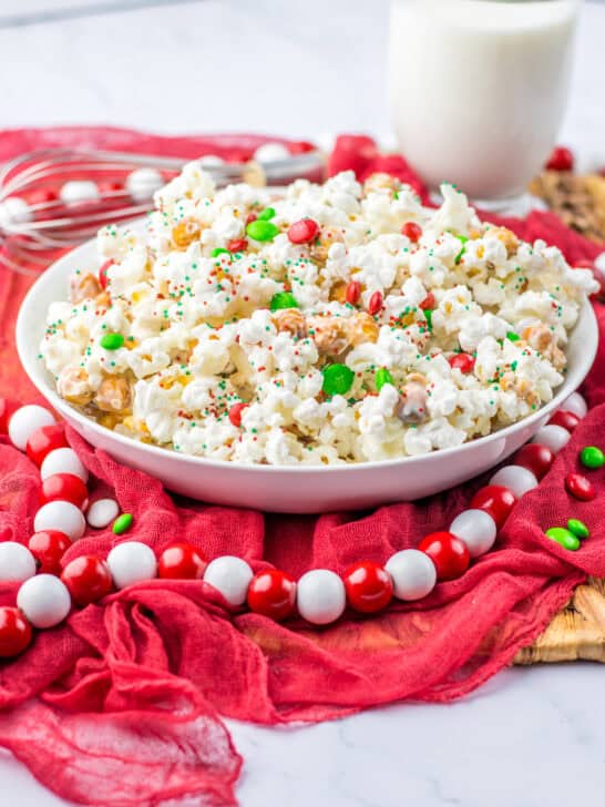 Christmas Popcorn - Moore or Less Cooking