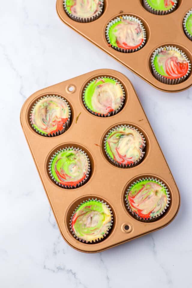 Mini Christmas Cheesecakes - Moore or Less Cooking