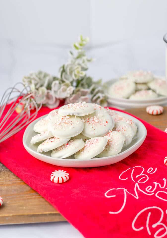 White Chocolate Thin Mints - Moore or Less Cooking