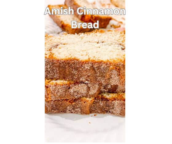 Amish Cinnamon Bread - Moore or Less Cooking